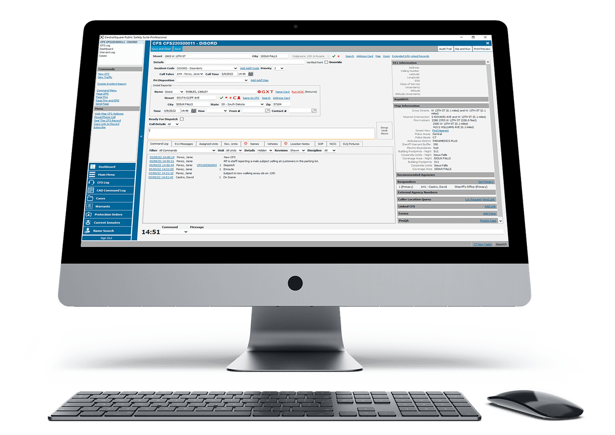 Computer Aided Dispatch | CentralSquare