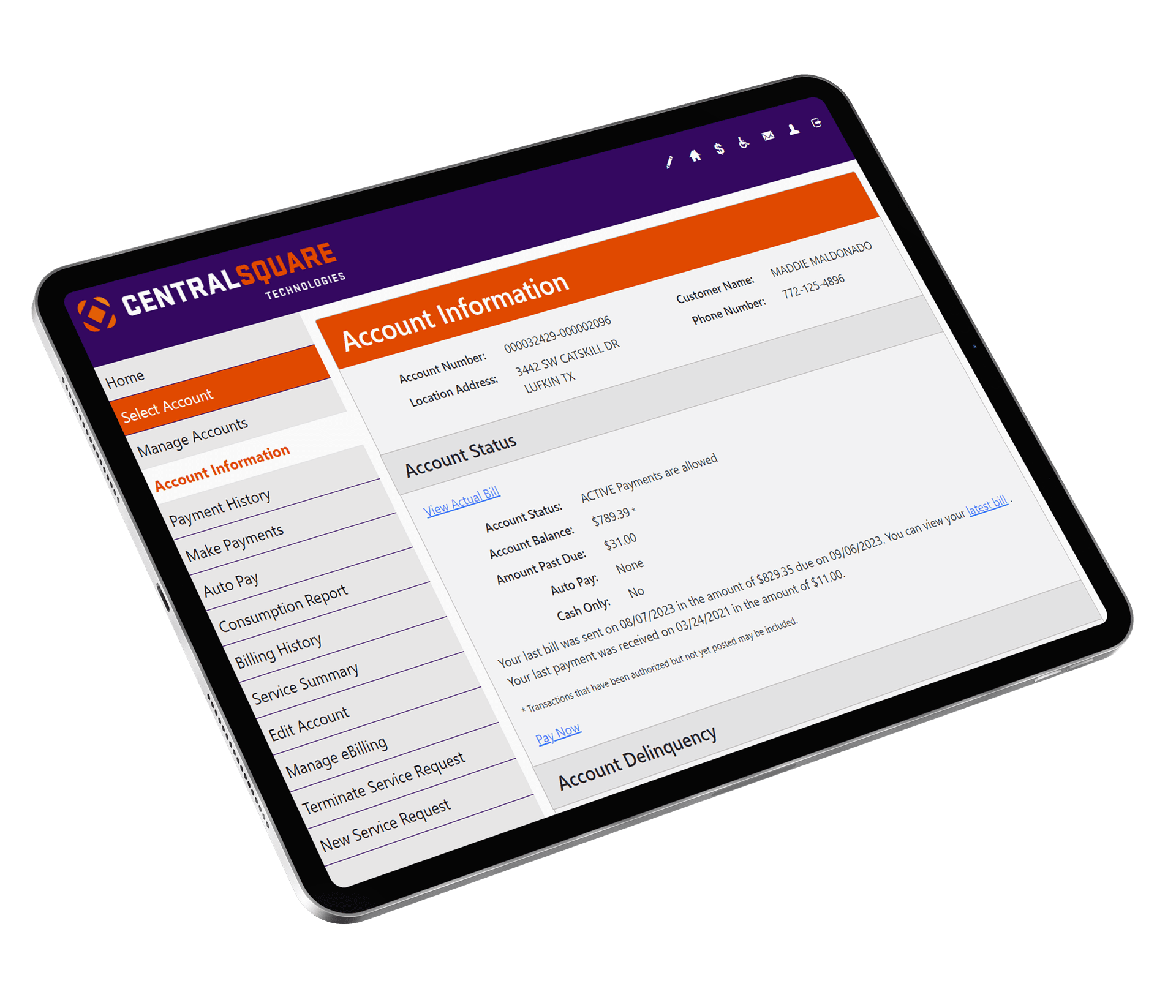 Utility Billing | CentralSquare